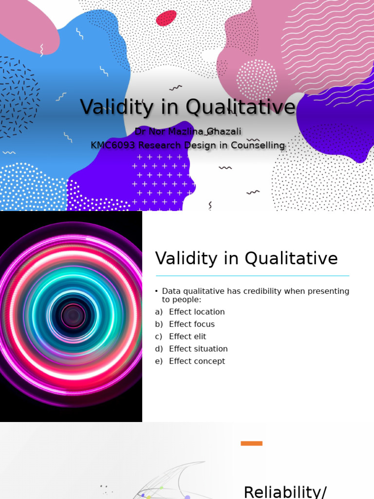 Reliability Validity Qualitative | PDF