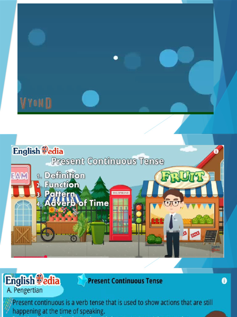 Okee Power Point Present Continuous Tense | PDF