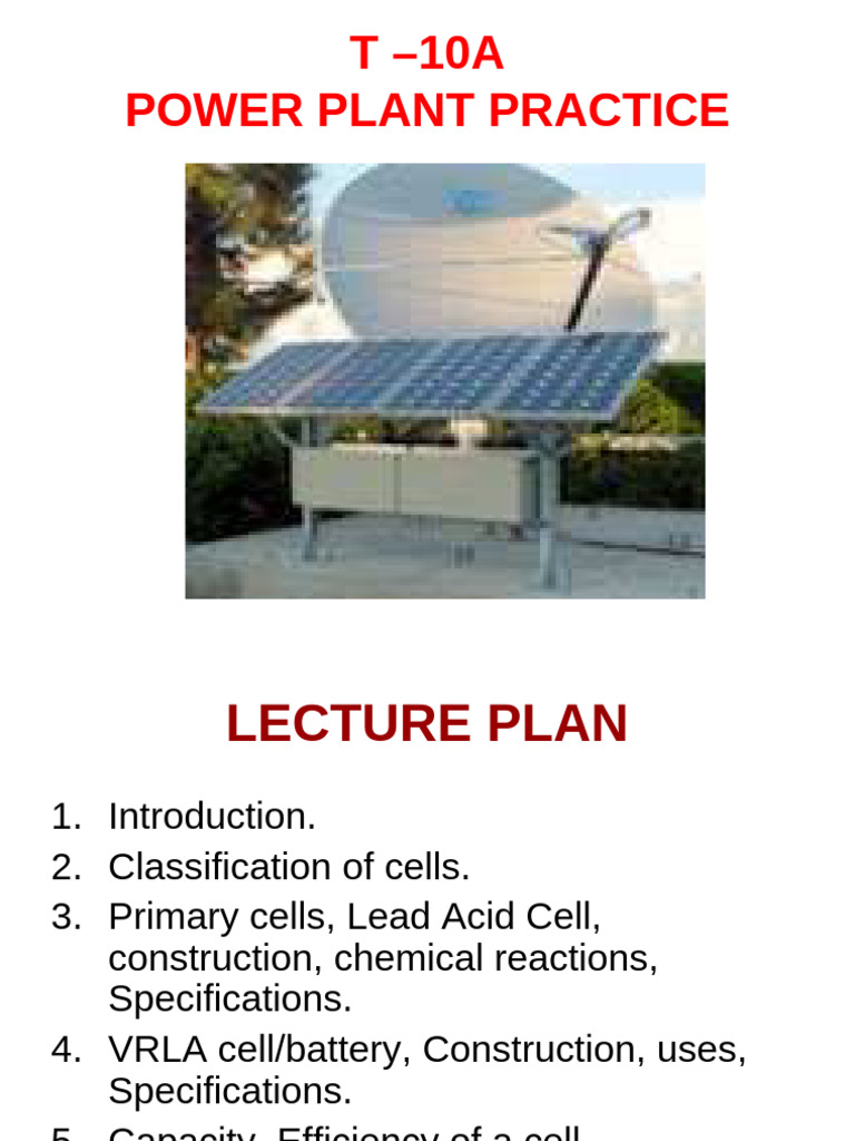 Secondary Cells & Battery Charging | PDF | Battery Charger ...