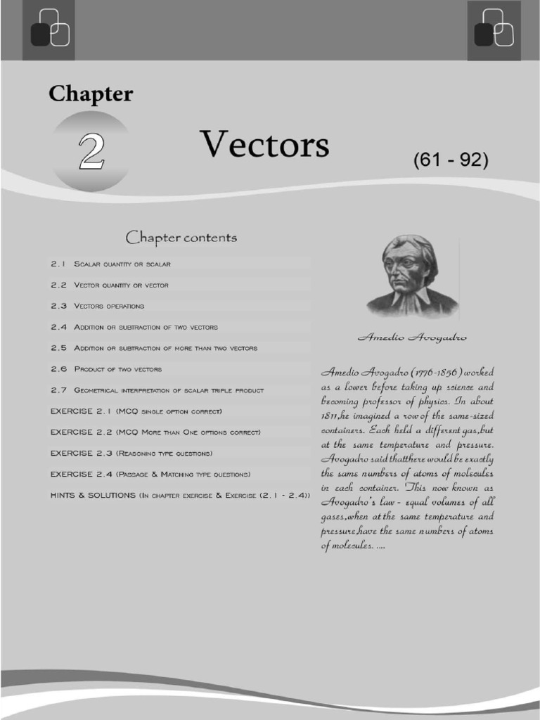 Vectors | PDF | Rotation Around A Fixed Axis | Euclidean Vector
