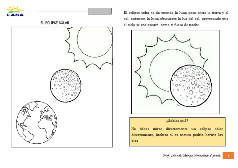 Eclipse Solar: Cómo Ocurre y Precauciones | PDF