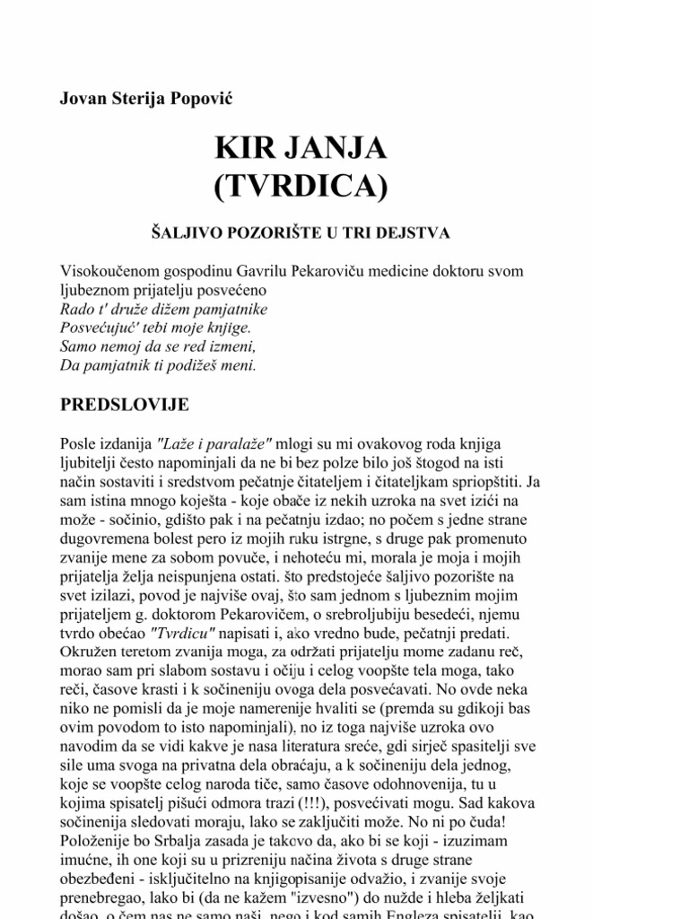 Kir Janja | PDF