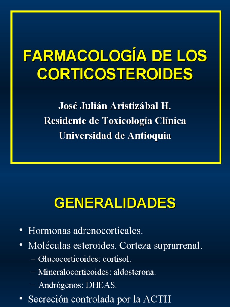 Farmacologia de Los Glucocorticoides | PDF | Glucocorticoides ...