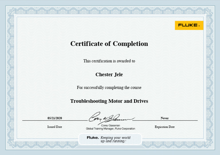 Certification Troubleshooting Motor and Drives Chester | PDF