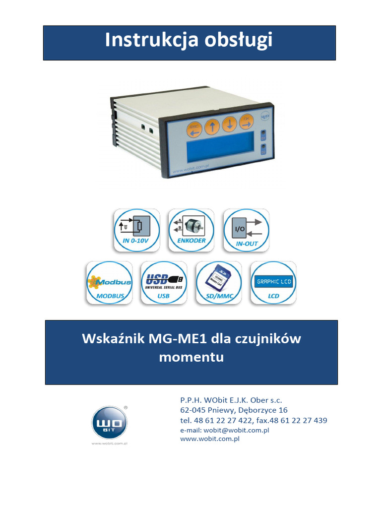 Mg Me1 Instrukcja | PDF