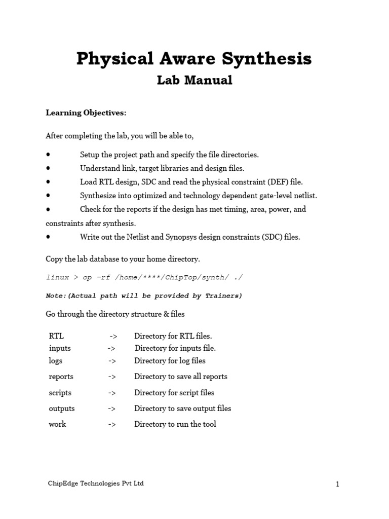 Physical Aware Synthesis | PDF | Library (Computing) | Hardware Description Language