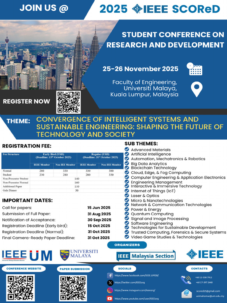 Ieee Scored 2025 Posters-Ver7 | PDF