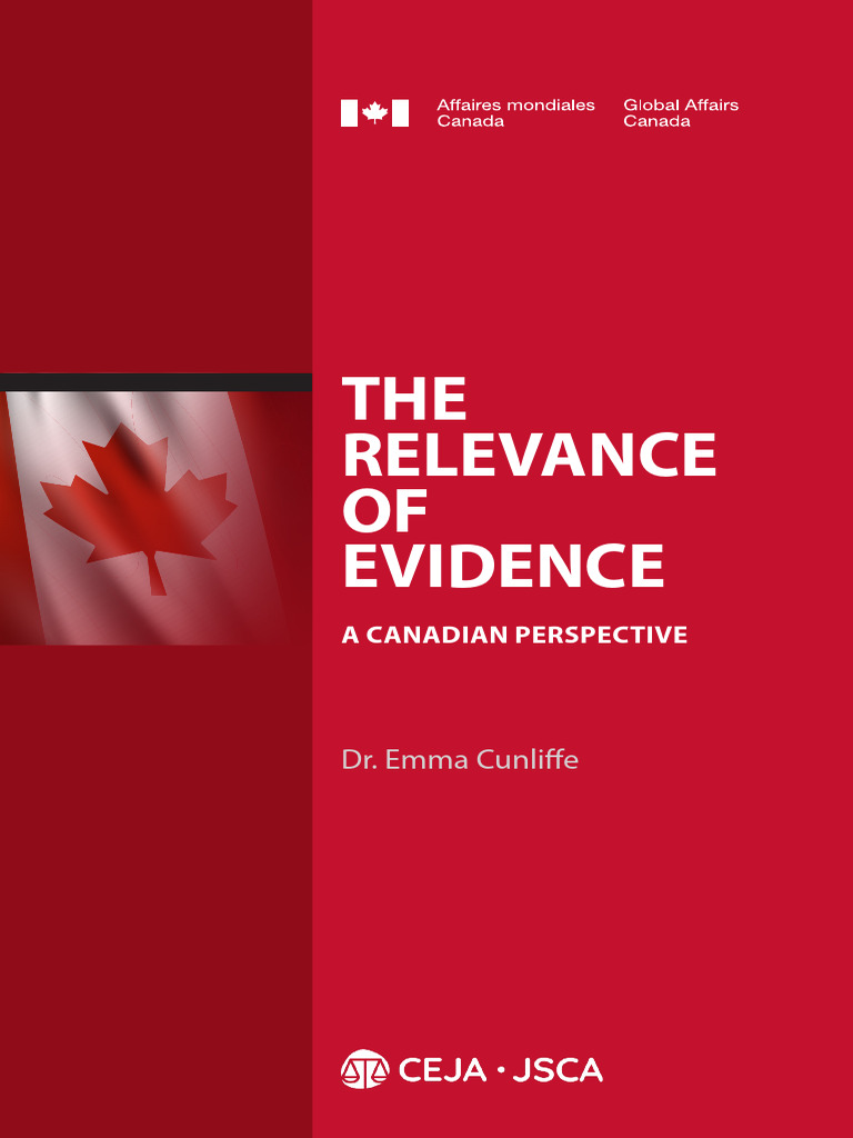 Canadian Evidence Law Overview | PDF | Evidence (Law) | Burden Of Proof ...