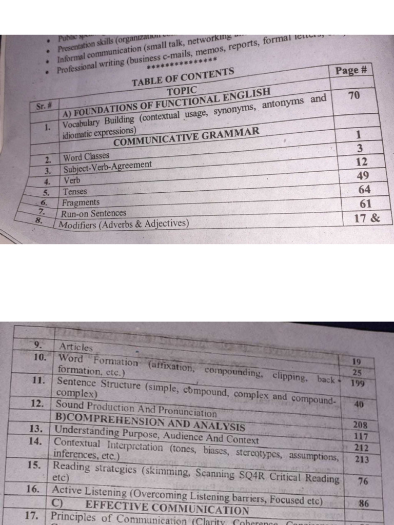 Functional English | PDF