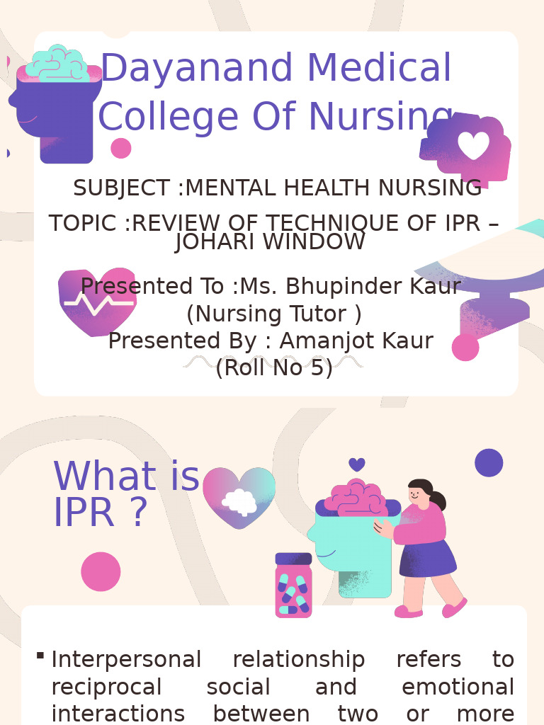 Ipr and Johari Windows | PDF | Self Awareness | Communication