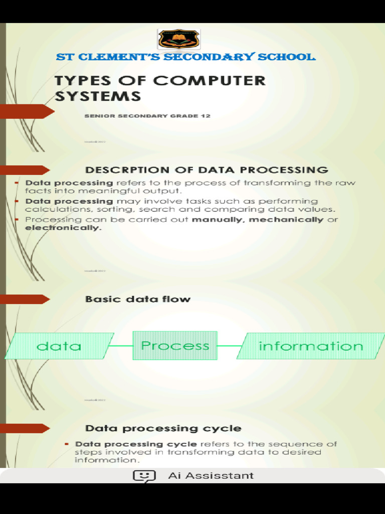 Types of Computer Systems | PDF