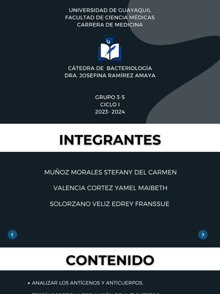 Expo de Bacterio Grupo 9 | PDF | Anticuerpo | Sistema complementario