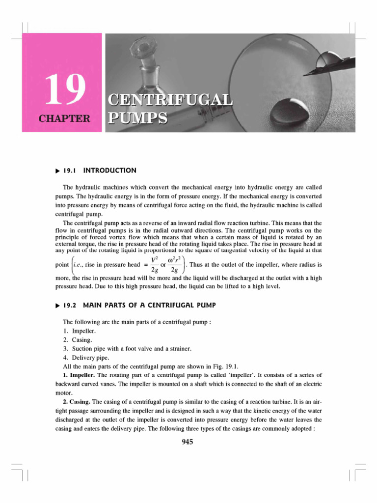 Unit-5 Centrifugal Pumps | PDF