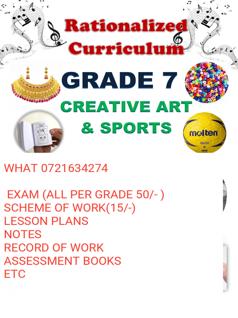 Grade 7 Creative Arts & Sports Notes | PDF | Rhythm | Strength Training