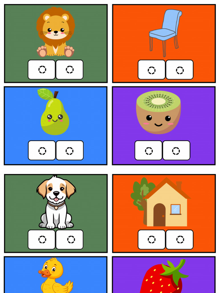 Tarjetas de Silabas | PDF