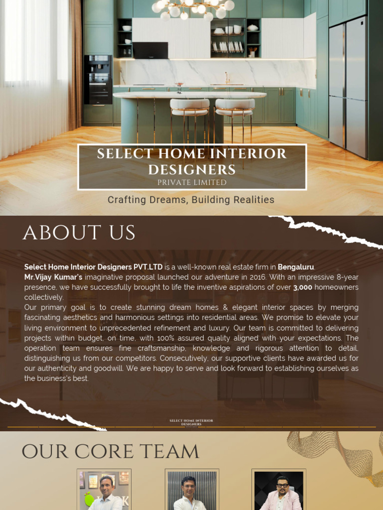 Select Home Interior Designers Pvt Ltd | PDF | Customer Relationship ...