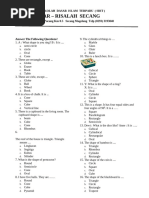 Shapes in English for Grade 1 | PDF