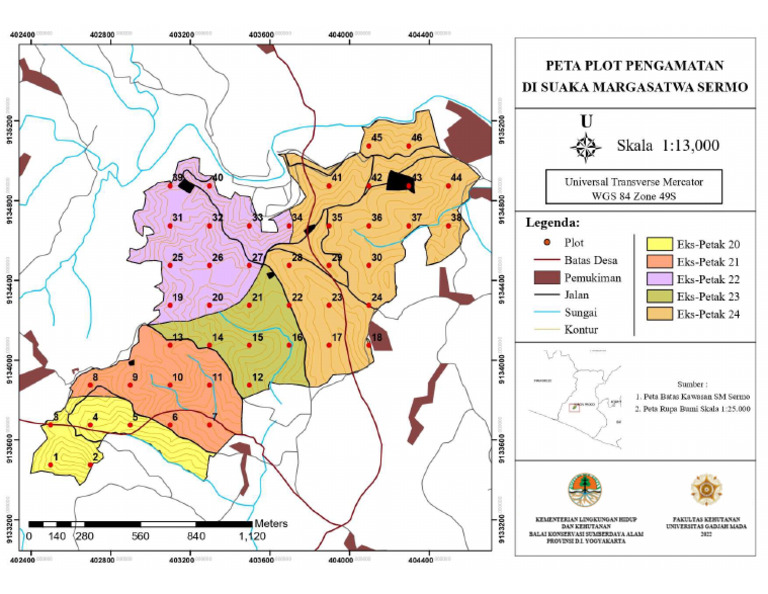 Peta Plot Pengamatan | PDF