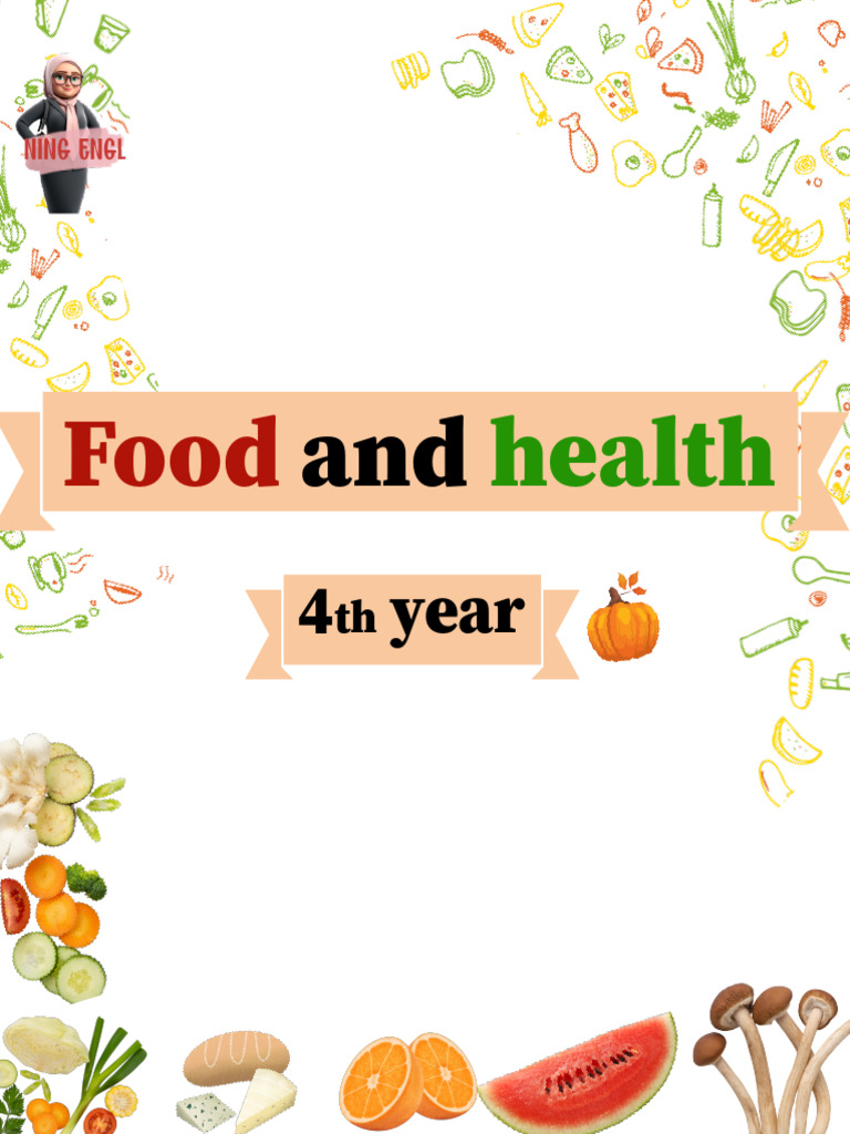 Food and Health Worksheet | PDF