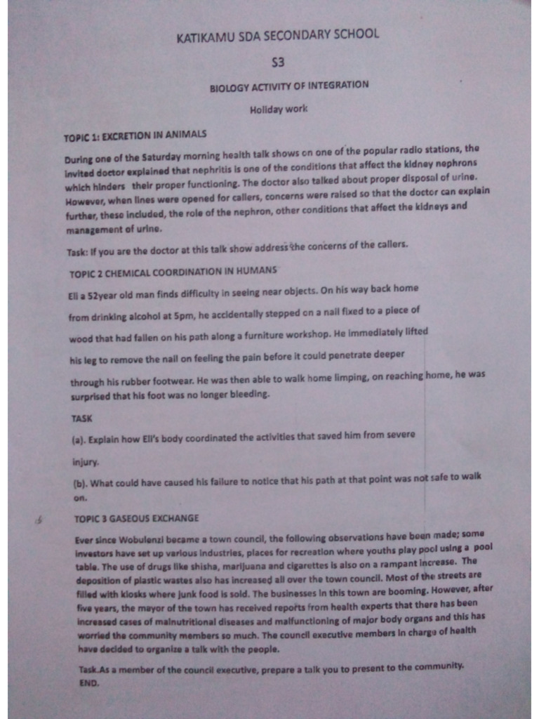 KSS Biology PDF | PDF