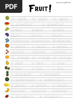 Fruit Rhythm Chart | PDF