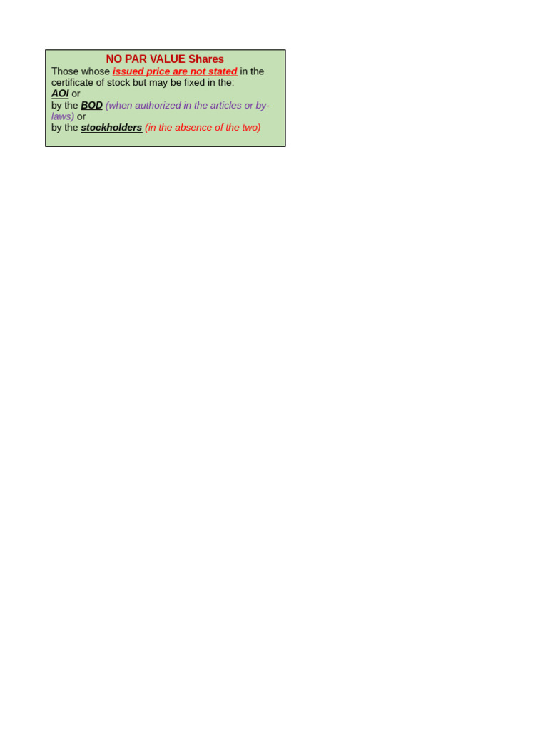 No Par Value | PDF