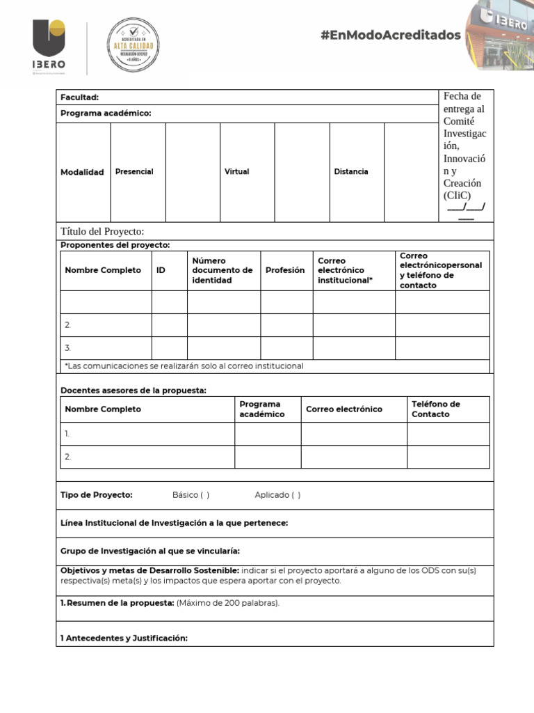 EDITADA Ficha Resumen de Proyecto Particular POSGRADO | PDF | Infección del tracto urinario ...