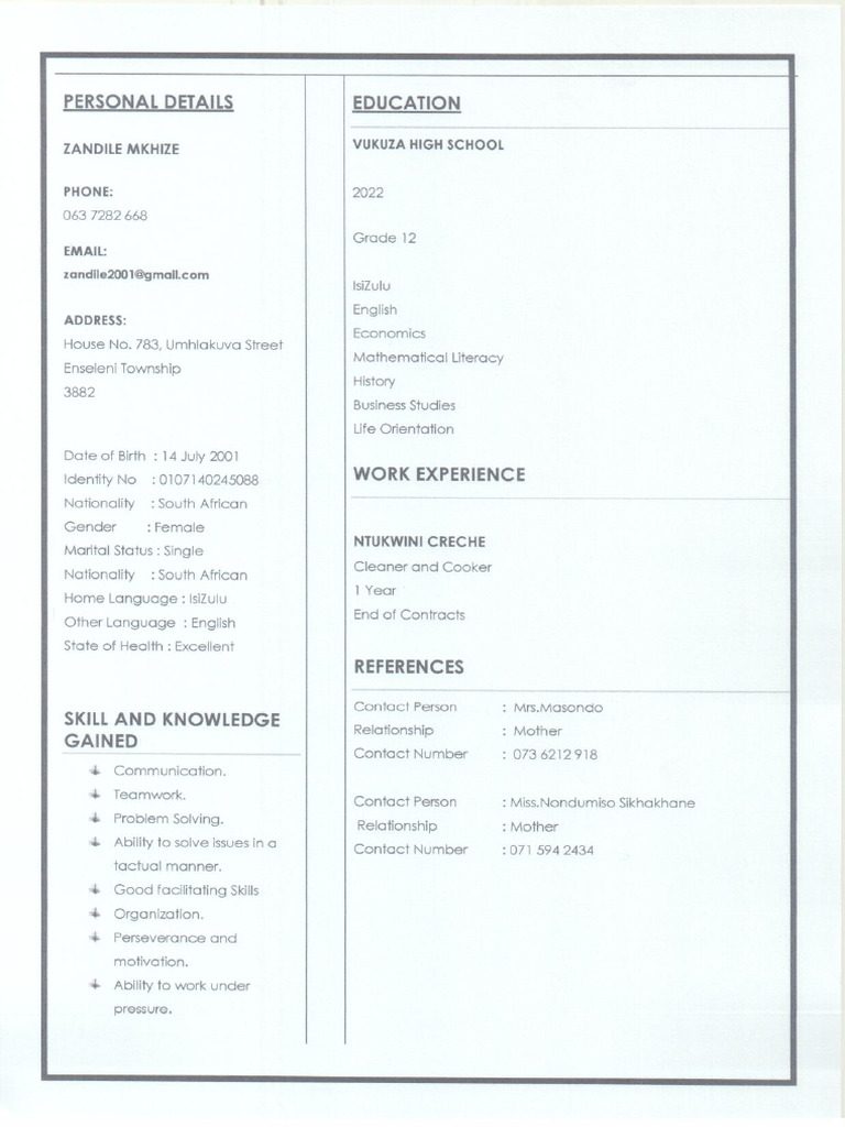 Zandile Mkhize | PDF