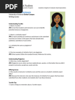 Unisa Turnitin Academic Integrity Guide | PDF | Turnitin | Academic ...
