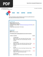 Chipotle Online Order Receipt Guide | PDF | Cooking, Food & Wine