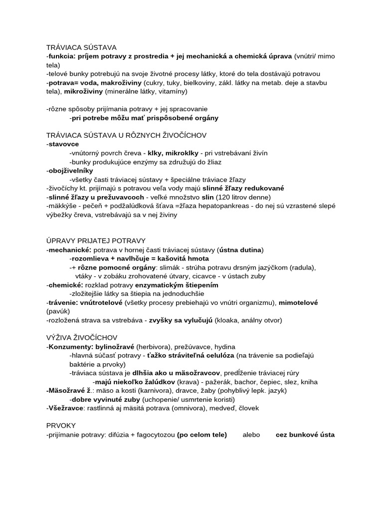 TRÁVIACA SÚSTAVA | PDF