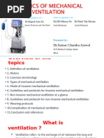 Mechanical Ventilation Basics | PDF | Respiratory System | Medical Specialties