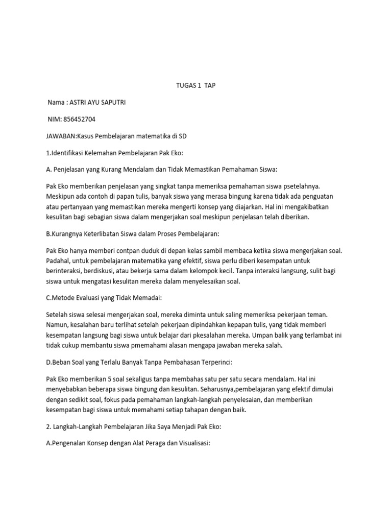 Tugas 1 Tap | PDF
