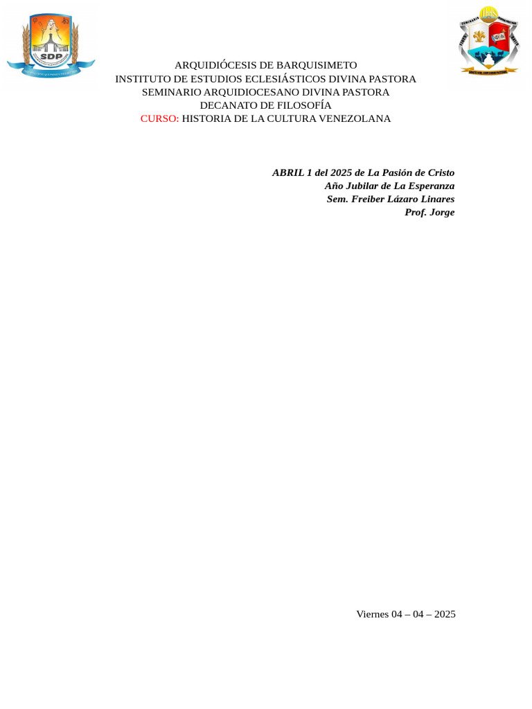 Informe de Historia de La Cultura | PDF