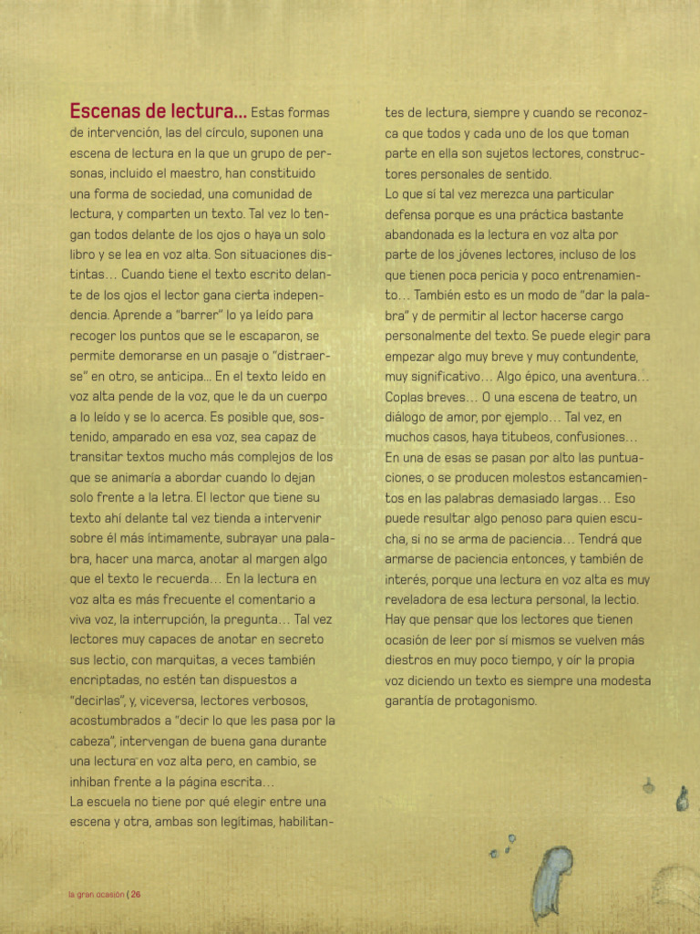 Escenas de Lectura | PDF