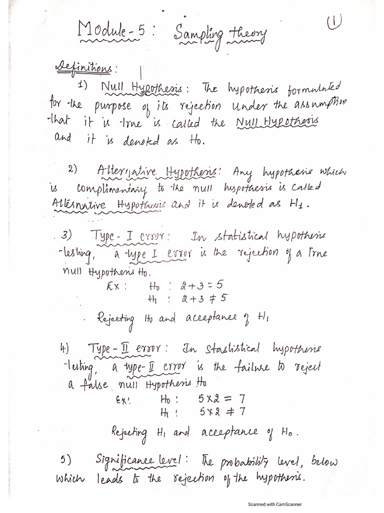 Sampling Theory | PDF