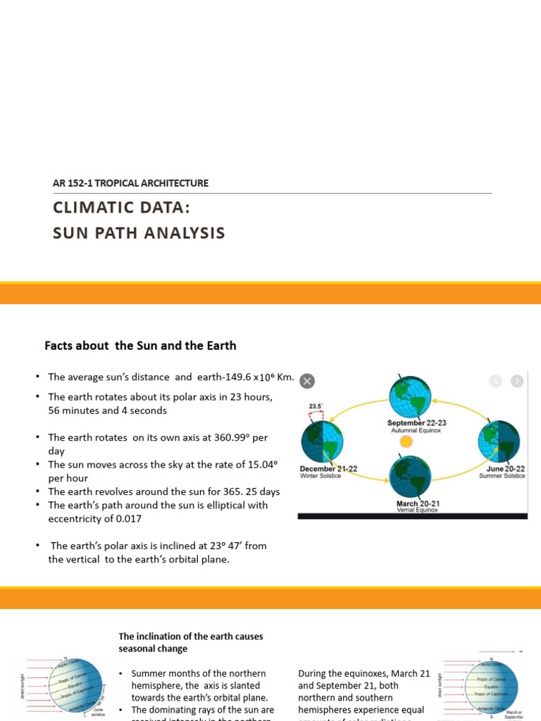 5 Climatic Data and Sun Path Analysis | PDF