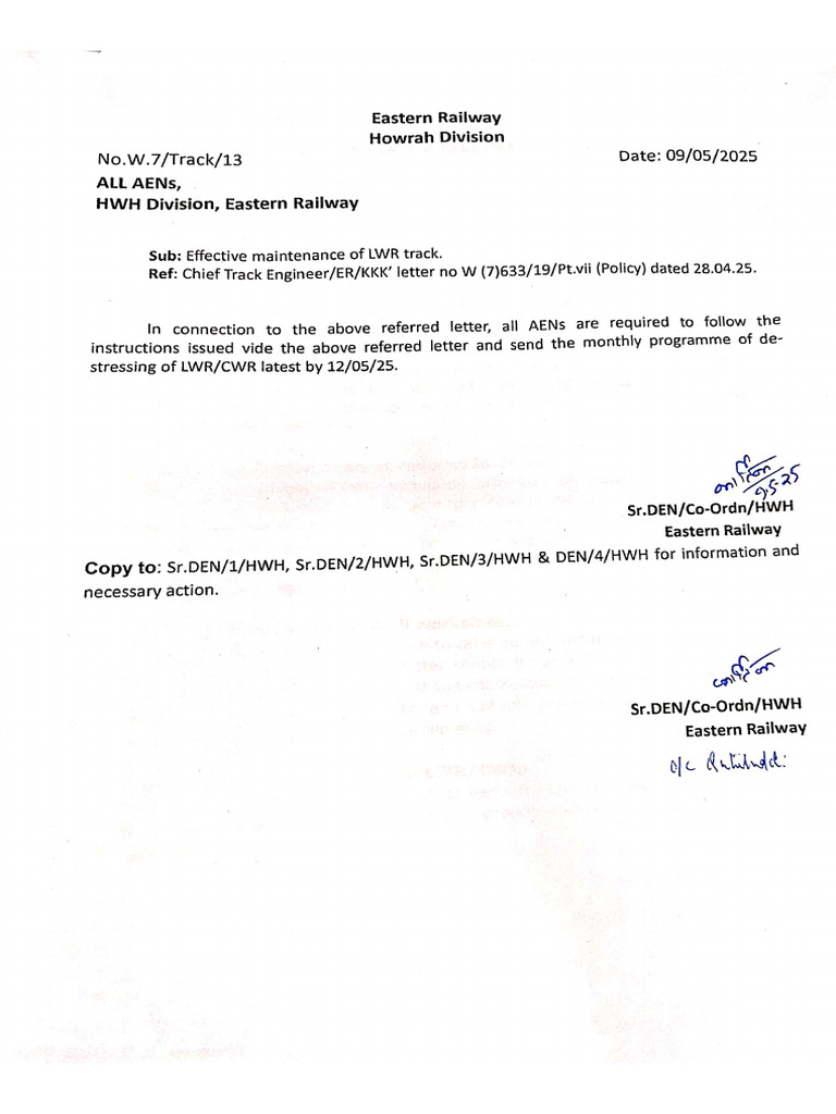 Effective Maintenance of LWR Track | PDF