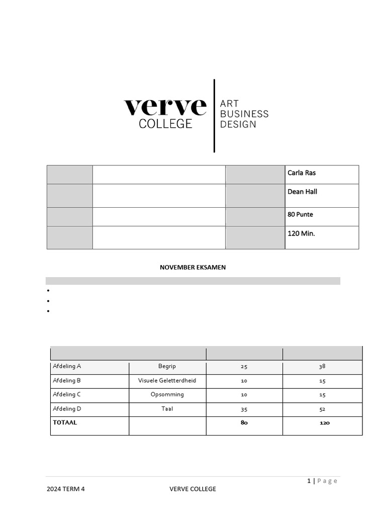GR 10 Afr P1 2 | PDF
