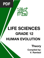 Human Evolution Chart | PDF | Homo | Human Evolution