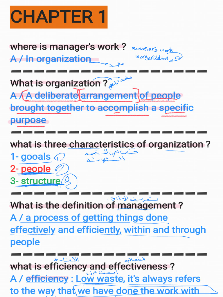 MGT 101 Midterm Summary PDF | PDF