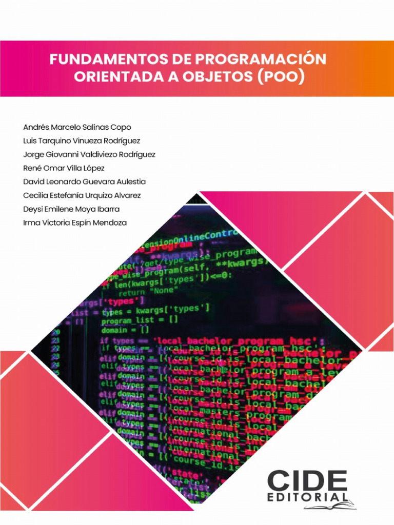 Libro de Programación Orientada a Objetos (1) | PDF | Objeto (informática) | Programación ...