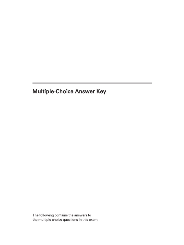 2014 BC Exam KEY | PDF