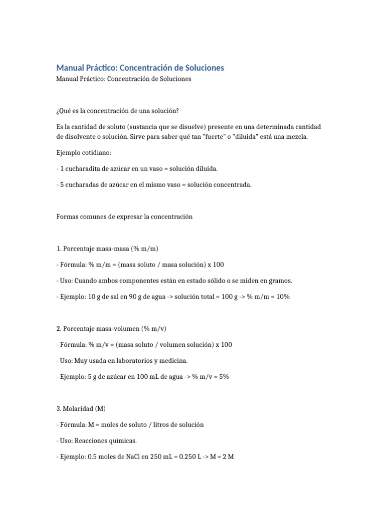 Manual_Concentracion_Soluciones | PDF
