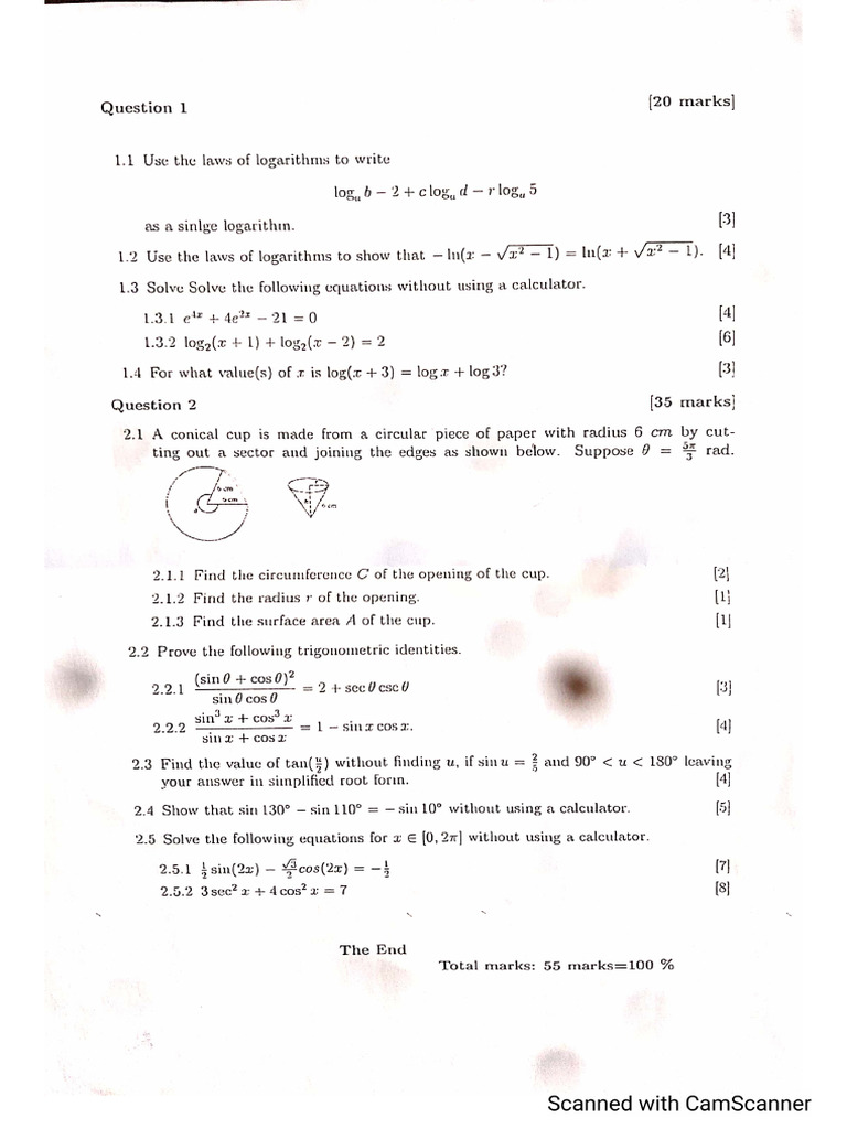 Test Math | PDF
