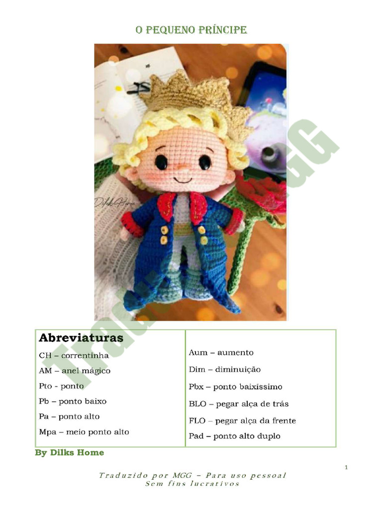 Pequeno Principe - 15cm - MGG2 | PDF