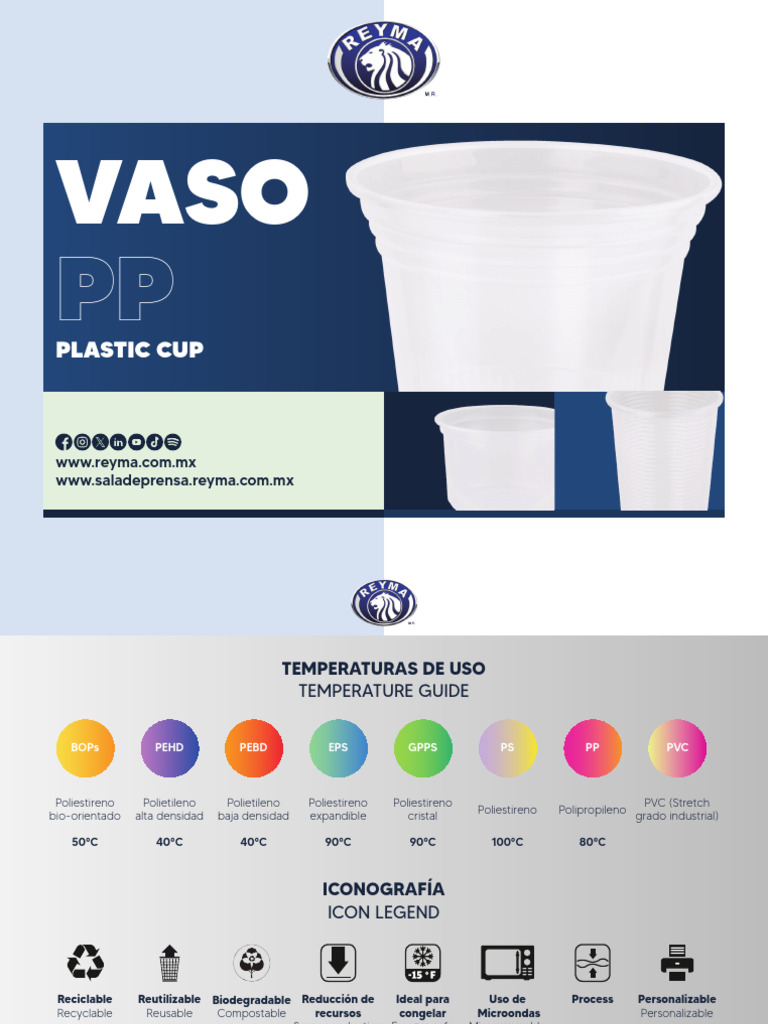 Catalogo Vaso PP | PDF | Poliestireno | El plastico