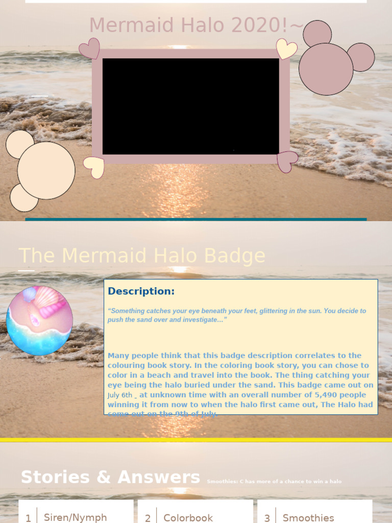 Royale High 2020 Mermaid Halo Answers | PDF