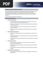 Inventory Officer Job Description | PDF | Inventory | Procurement