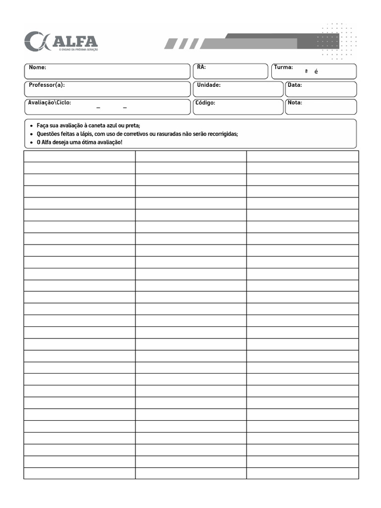 PM4 - UFPR Fase 1 - Gabarito | PDF